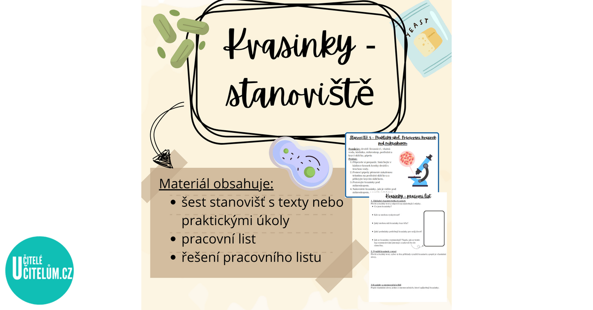 Kvasinky - stanoviště - Biologie | UčiteléUčitelům.cz